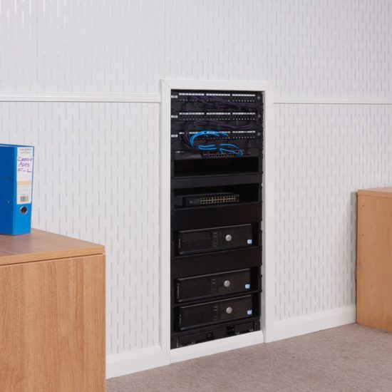 Slide & Rotate Racks Archives | QUBE Network Enclosures